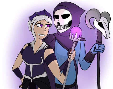 Motud Ships Evil Lyn X Skeletor By Sketching J On Deviantart