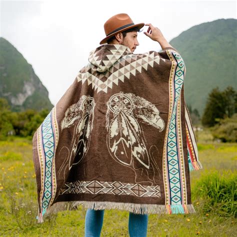 Native Poncho Art Etsy
