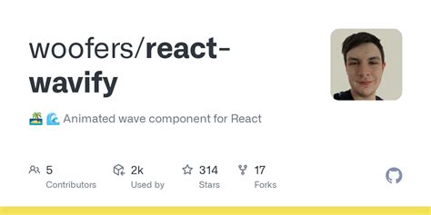 Github Woofersreact Wavify 🏝️ 🌊 Animated Wave Component For React