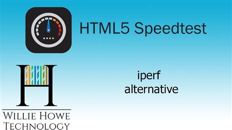 self hosted html5 speedtest setup iperf alternative youtube