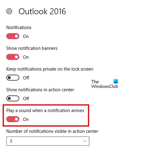 Email Notification Sound Is Not Working In Outlook