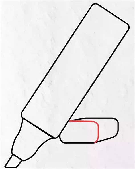 Step 5 Draw Some Details On The Markers Cap Easy Step Markers Easy Tutorial