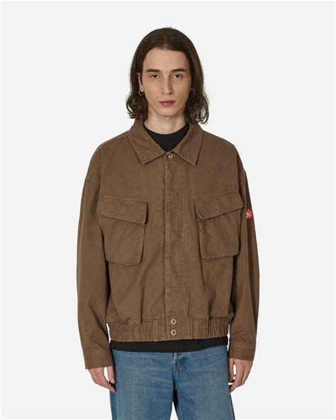 Cav Empt Community Button Jacket In Brown For Men Lyst