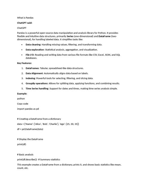 Pandas Pdf Mean Computing