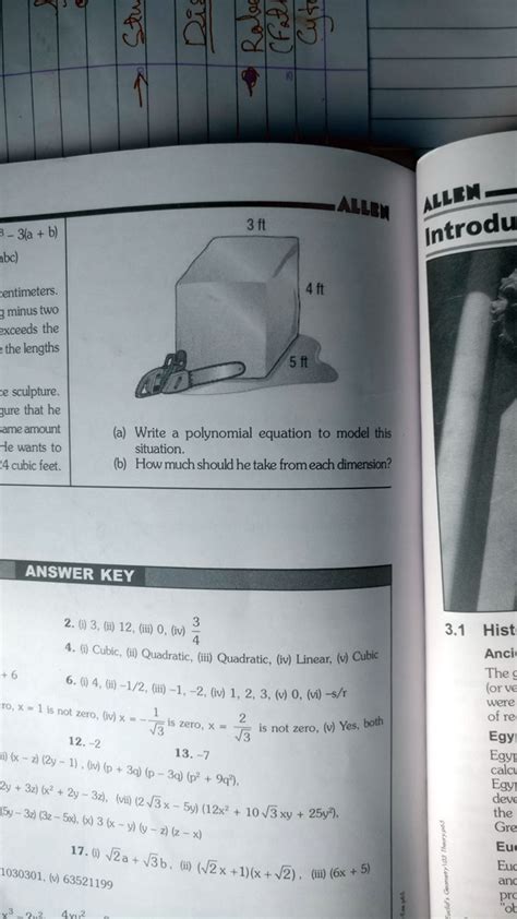 Anshuman Is Preparing To Make An Ice Sculpture He Has A Block Of Ice As Shown In The Figure