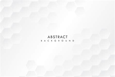 벡터 추상 흰색과 회색 육각형입니다 기하학적 배경입니다 육각형에 대한 스톡 벡터 아트 및 기타 이미지 육각형 배경 주제 추상적인 Istock