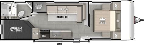Salem 266bhle Salem Floorplan Forest River Rv