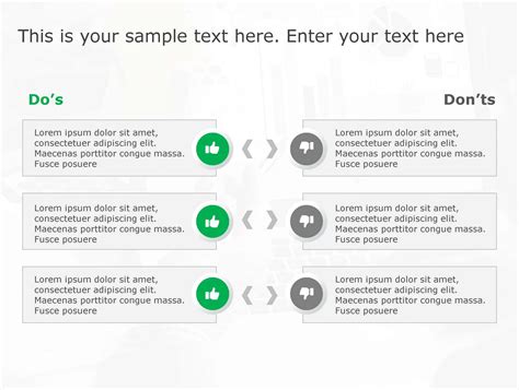 Dos Don T PowerPoint Template Dos Don Ts Templates SlideUpLift