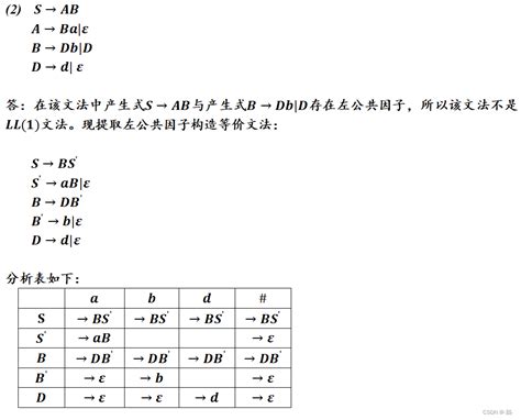 编译原理 第三章课后习题答案 编译原理第三版课后答案 csdn博客