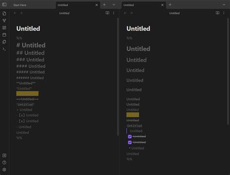 inconsistent comment enclosed text colouration bug reports obsidian