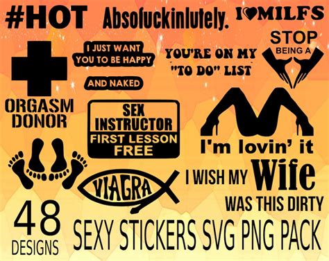 Sexy Car Stickers Svg Png Design Bundle Car Bumper Stickers Design Pack