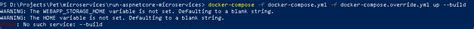 Error In Docker Compose Issue 3 Aspnetrun Run Aspnetcore