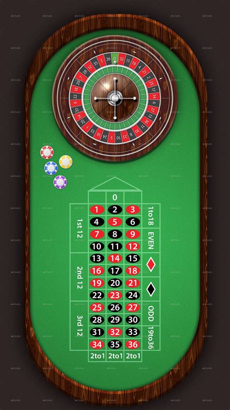 Roulette Table Layout