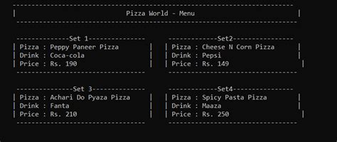 Github Gunjan Aggarwal Pizza Sales And Order Management System This Is Written In C