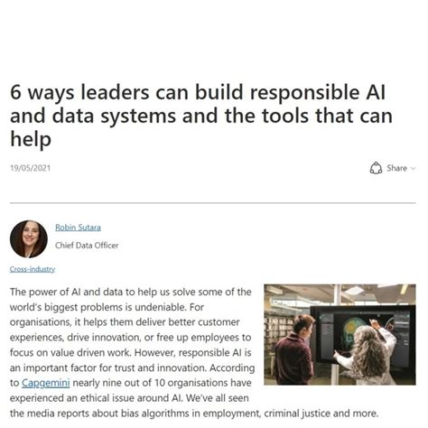 Sameer Sheikh On Linkedin 6 Ways Leaders Can Build Responsible Ai And