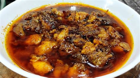 Charbi Ka Salan Oily And Spicy Mutton Fat Recipe Mutton Charbi Recipe