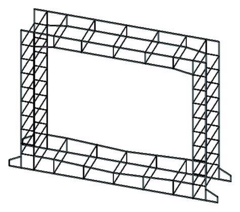Finite Element Model Of Integral Type Bc A Reinforcement Model B Download Scientific