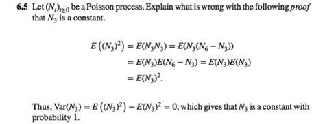 solved poisson process let nt t0be a poisson process