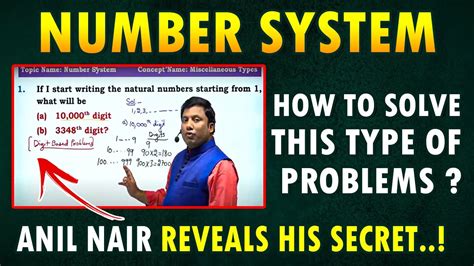 unbelievable shortcuts to solve digit based problems anil nair reveals his secrets number