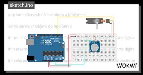 12 Controlando Servo Motor Wokwi Esp32 Stm32 Arduino Simulator
