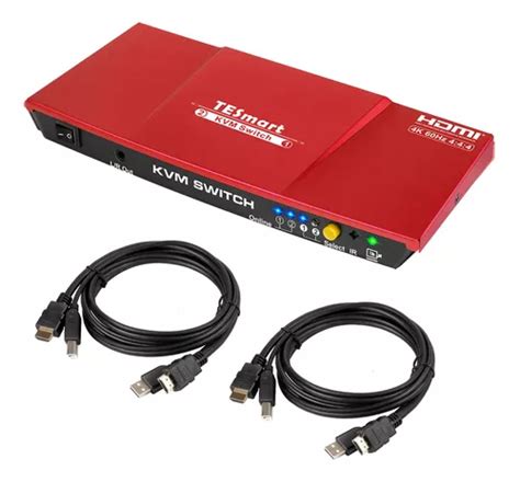 Tesmart Hdmi 4k A 60hz Ultra Hd 2x1 Hdmi Kvm Switch 3840x216 Envío gratis
