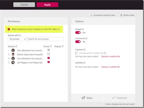 How To Add A Microsoft Stream Video To A To A Channel Or Group Tom Talks