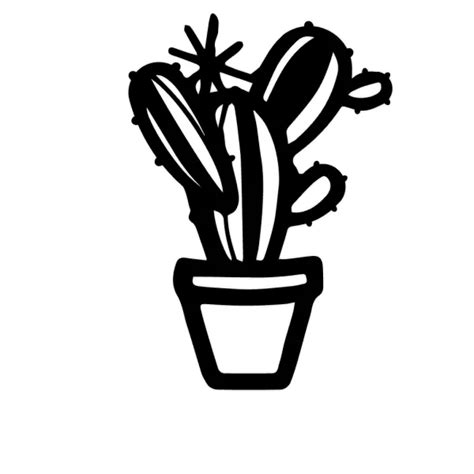 Cactus 2d Decoration 3d Printing Model Threeding