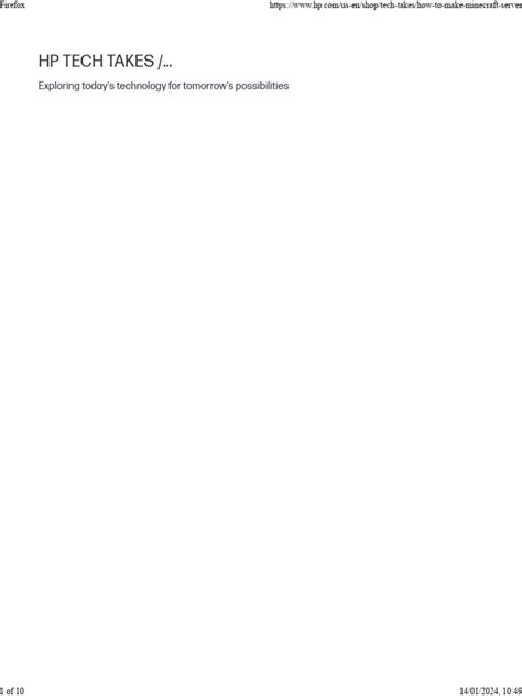 How To Make A Minecraft Server Pdf