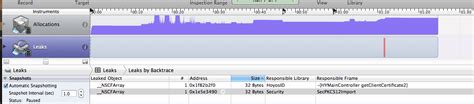 Ios Security Framework Memory Leak Using ARC Stack Overflow