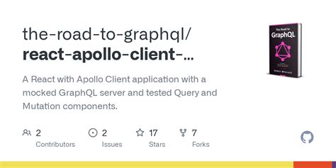 Github The Road To Graphql React Apollo Client Testing Example A React With Apollo Client