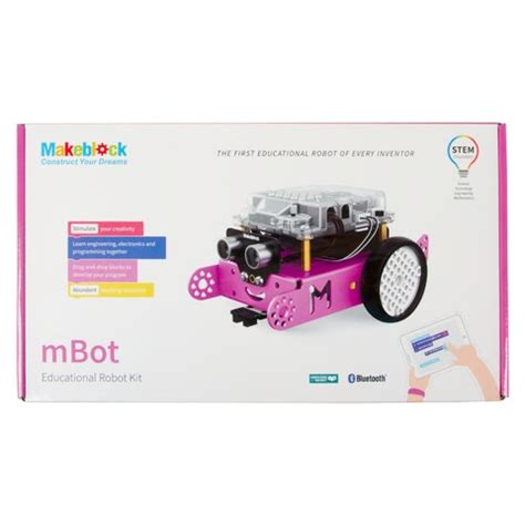 Robot Kit Makeblock MBot V Bluetooth Version Pink Toys Brain STEM Toys
