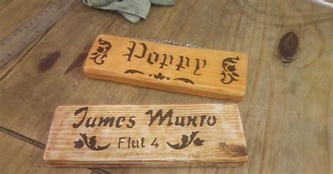 First Pyrography Project Door Signs Album On Imgur