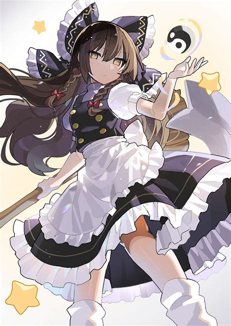 Hakurei Reimu And Kirisame Marisa Touhou Drawn By Falken Yutozin Danbooru