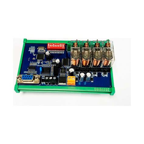 Релейный модуль Foshan Qingjun Electronics 4 канала управление по Rs485 протокол Modbus Rtu 4