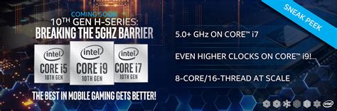 Intel Core Th Comet Lake H Ghz