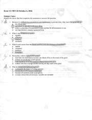Econ 111 Midterm 1 Pdf Econ 111 MTI B October 6 2016 Multiple Choice Identyl The Choice That