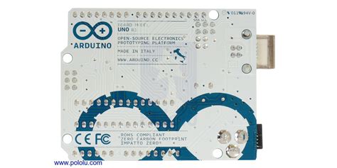 Pololu Arduino Uno R3 Bottom View