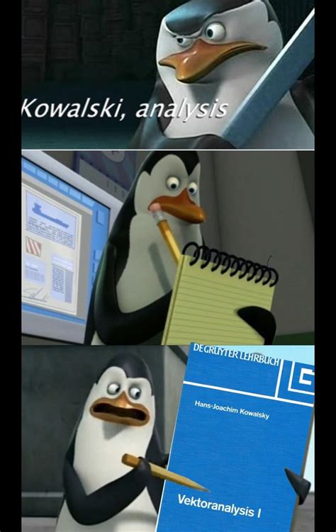 Kowalskis Vector Analysis R Mathmemes