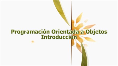 Programación orientada a objetos en Java Introducción YouTube