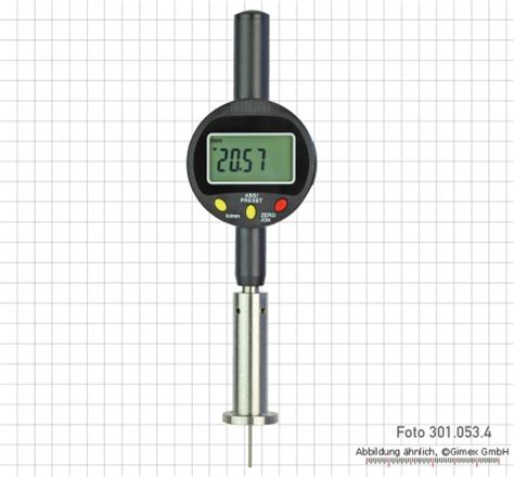 Exactools Digital Dial Indicator With Round Depth Base 16 Mm