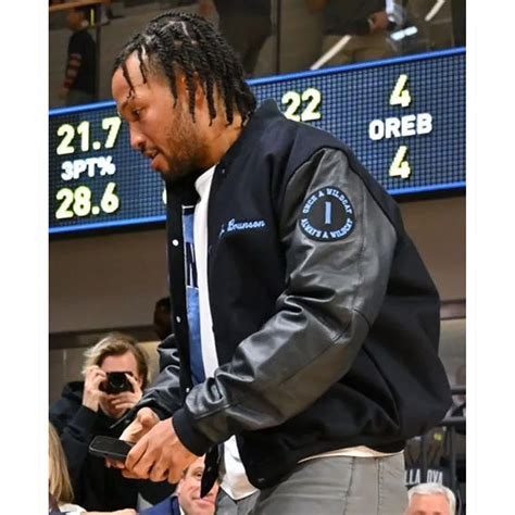 Woolleather Jalen Brunson Villanova Varsity Jacket