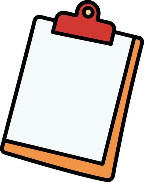 Cartoon Clipboard Doodle Drawing 66409558 Vector Art At Vecteezy