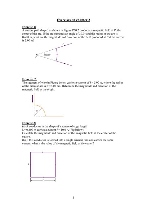 Exercises On Chapter 2