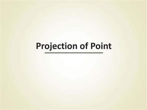 Engineering Graphics Projection Of Points And Lines Ppt