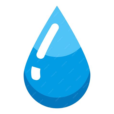 Premium Vector Water Drop Icon Isometric Of Water Drop Vector Icon