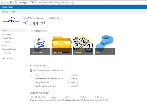 Step By Step Integration With SharePoint EG Innovations