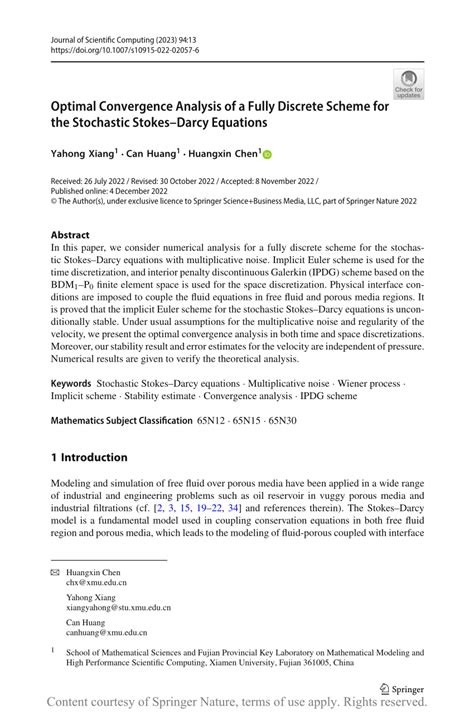 Optimal Convergence Analysis Of A Fully Discrete Scheme For The