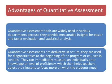 Quantitative And Qualitative Assessment Pptx