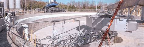 Epoxy Coating Case Study Wastewater Facility Clarifier Trough Rehab Warren Environmental