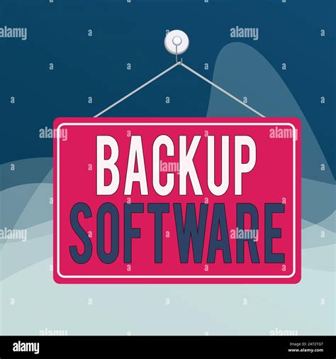 Writing Note Showing Backup Software Business Concept For Create Extra Exact Copies Of Files Or